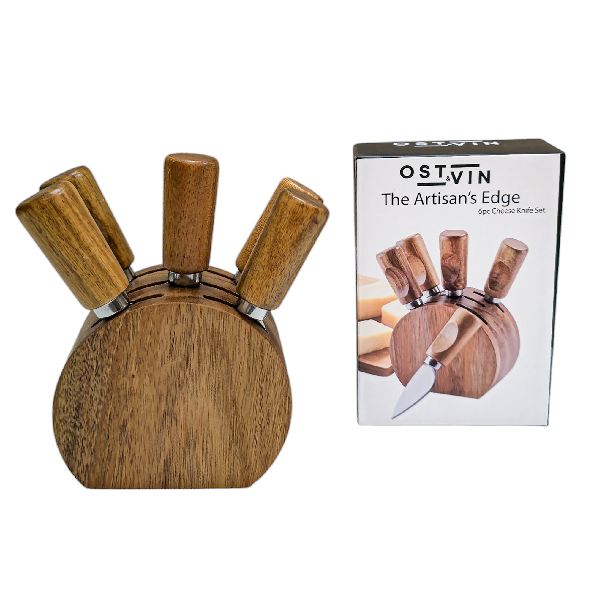 5pce ROUND KNIFE BLOCK GIFTSET – Oasis Outdoor Living
